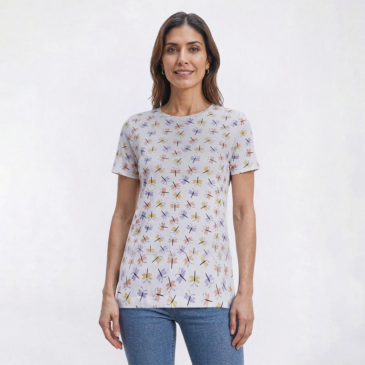 Click here for Plus Size Hasting & Smith Short Sleeve Dragonflies... prices